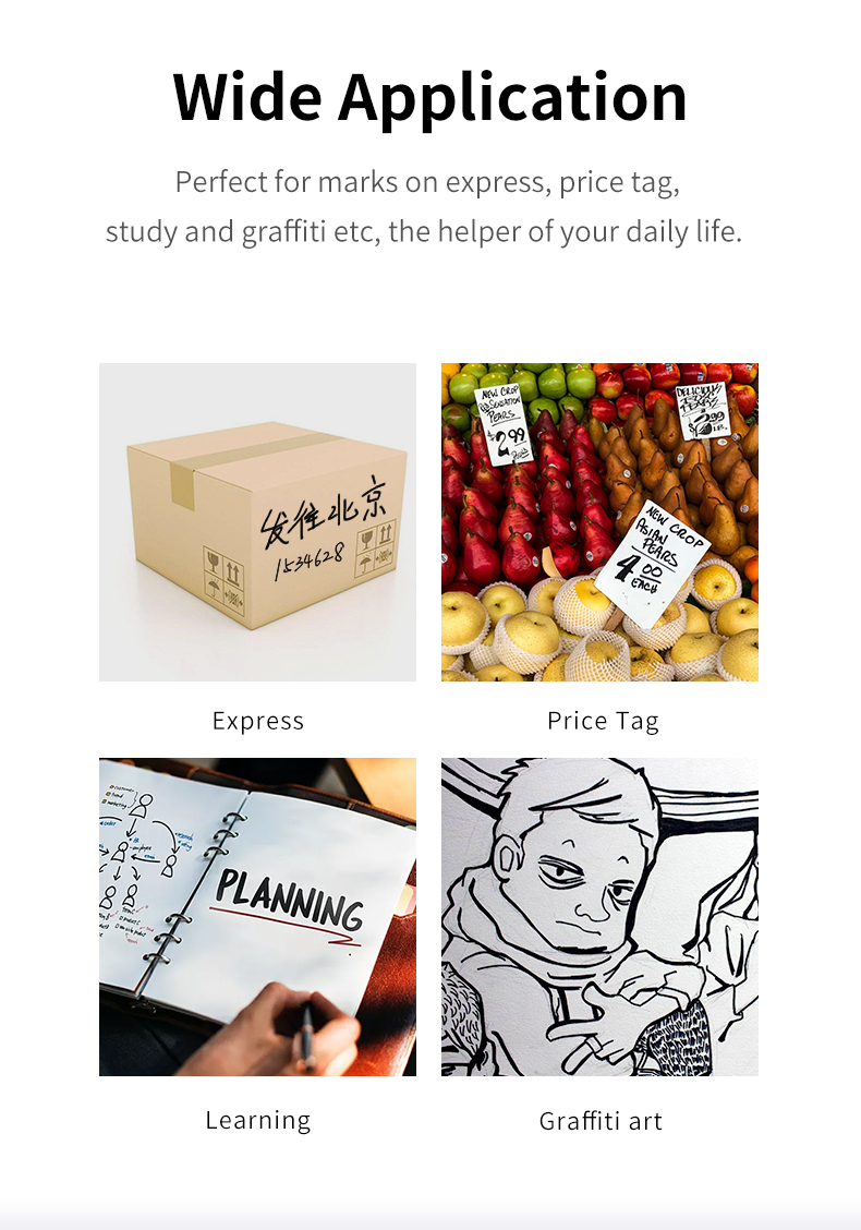 MP2903A Oil Based Ink Permanent Marker - BAOKE Stationery